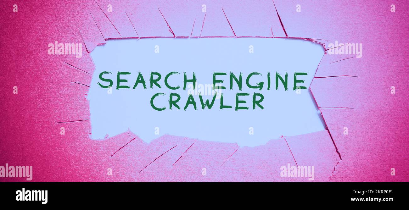 Conceptual display Search Engine Crawler, Internet Concept program or ...