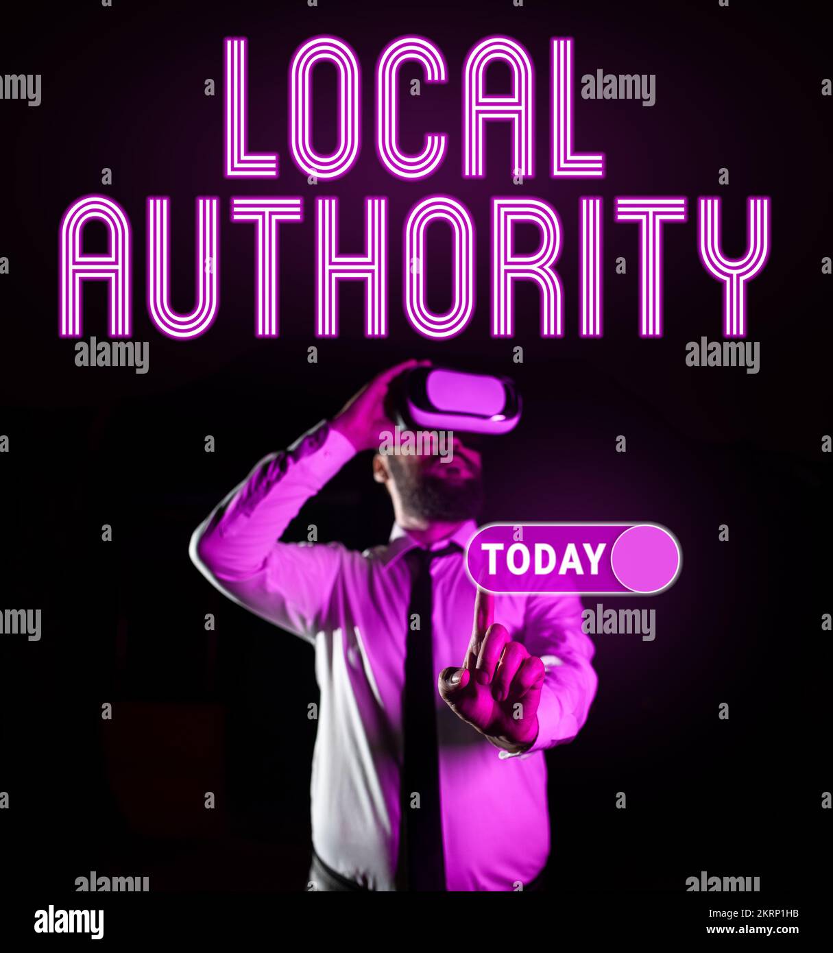 Conceptual display Local Authority, Word for the group of showing who ...
