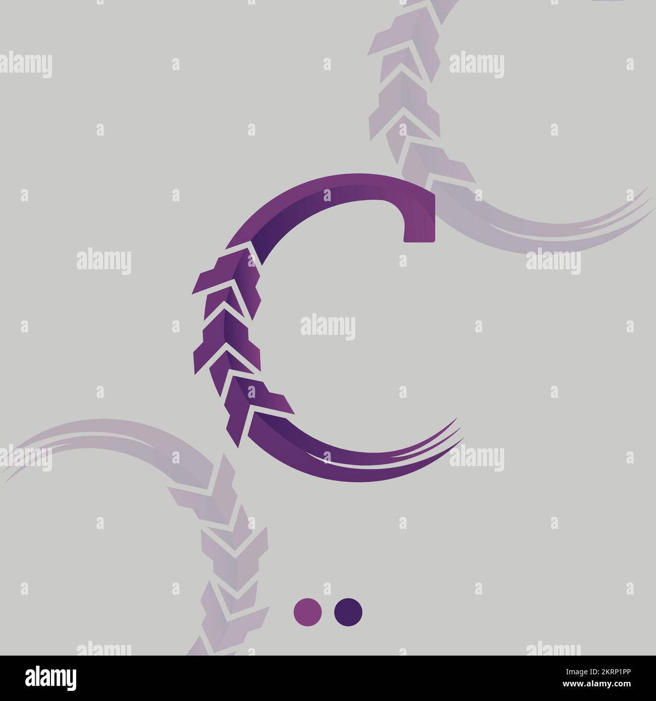 Letter C logo icon design, Alphabet C logo template Stock Vector Image ...