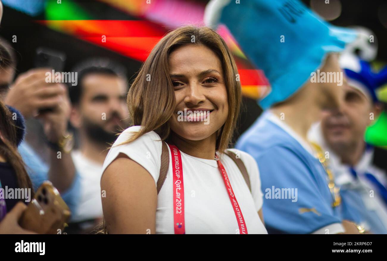 Doha, Qatar. 28th Nov, 2022. Portugal Fan Portugal - Uruguay ...