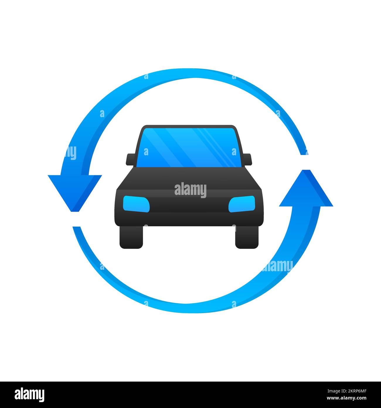 Trade in. Car leasing, Car exchange, Carsharing icon, label. Vector ...