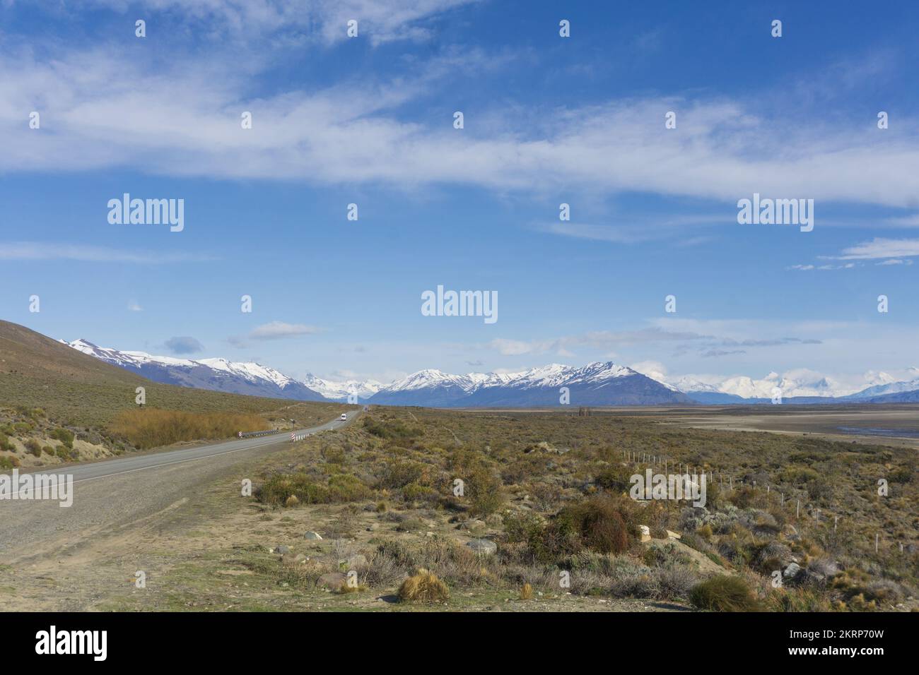 Los Glaciares National Park, View from Provincial Route 11, Santa Cruz ...