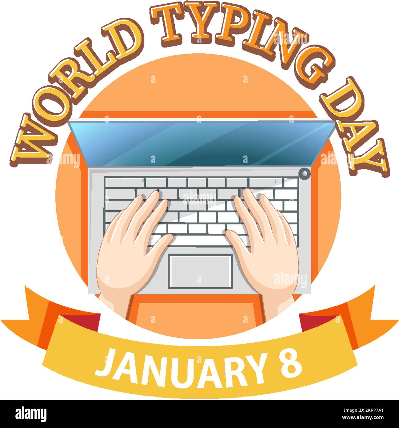 World Typing Day Banner Design illustration Stock Vector Image & Art ...