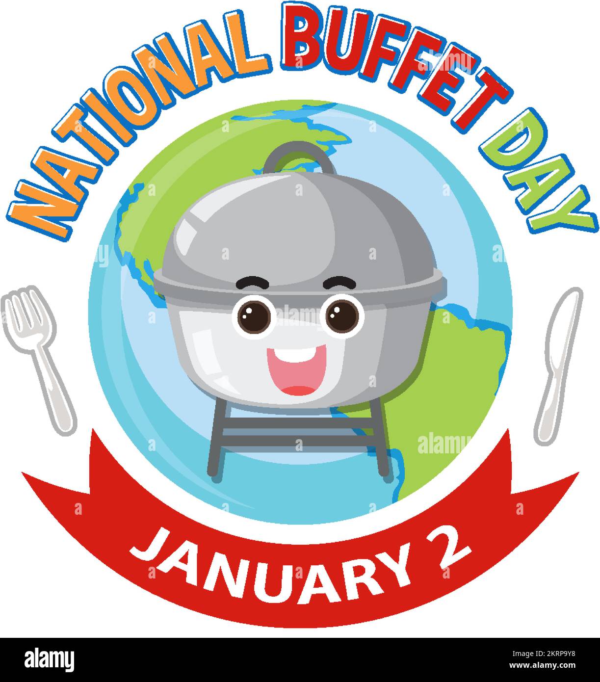 National Buffet Day Banner Design illustration Stock Vector Image & Art ...