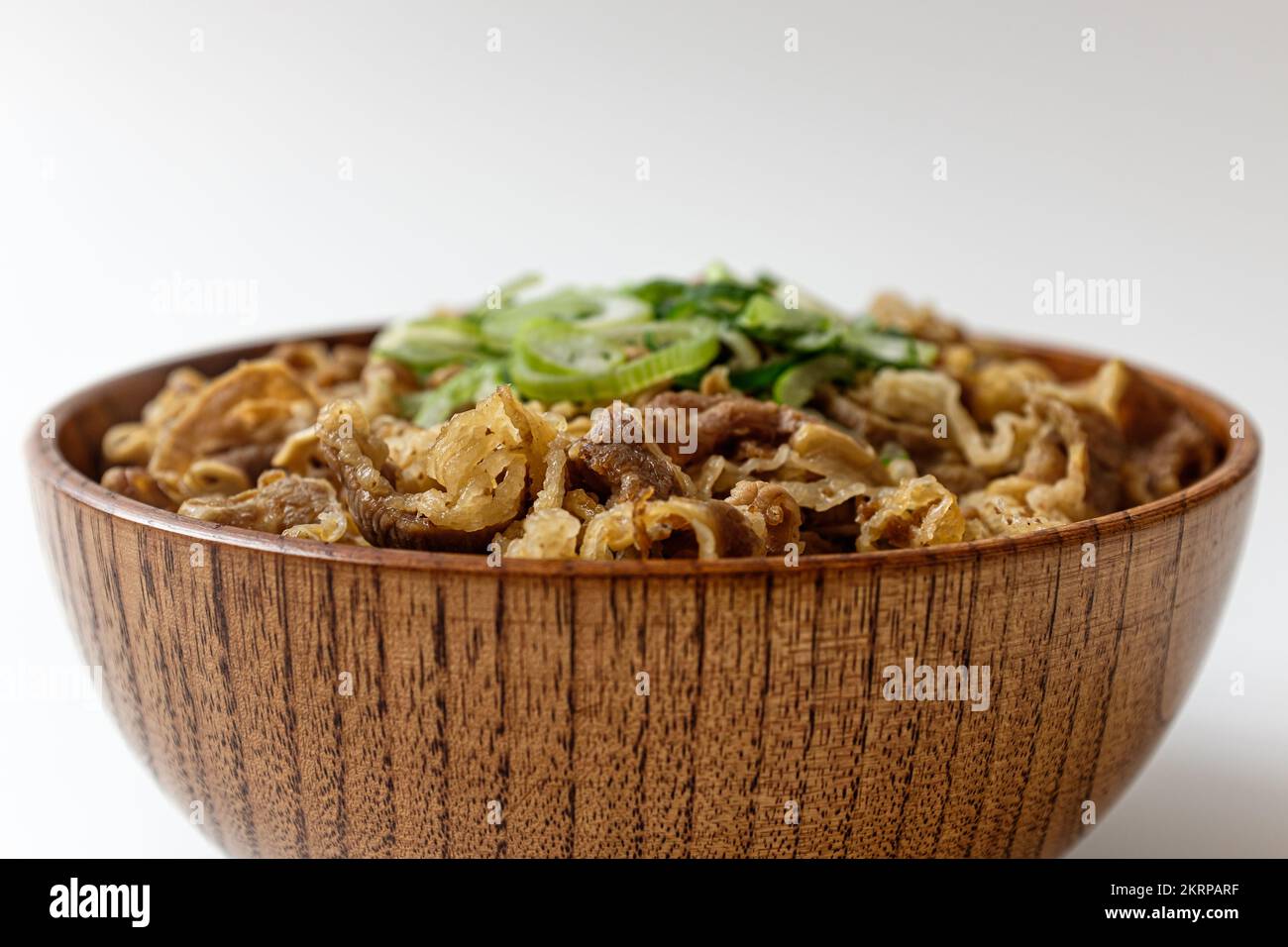 Gyudon on a white background Stock Photo - Alamy