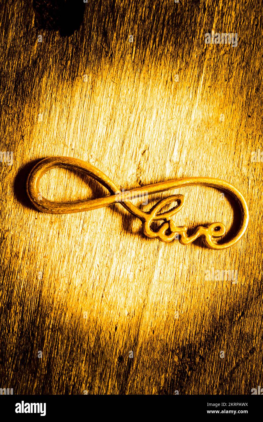 Golden infinity symbol hi-res stock photography and images - Alamy