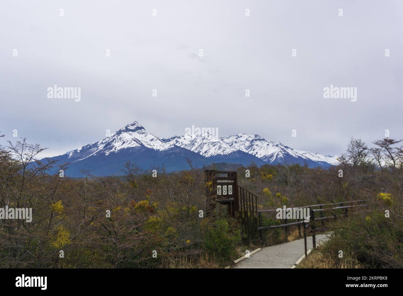 Milodon Cave Natural Monument, Puerto Natales, Cile, Patagonia, South ...