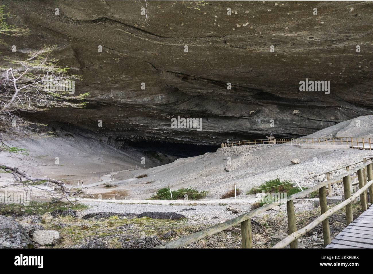 Milodon Cave Natural Monument, Puerto Natales, Cile, Patagonia, South ...