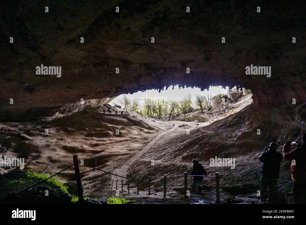 Milodon Cave Natural Monument, Puerto Natales, Cile, Patagonia, South ...