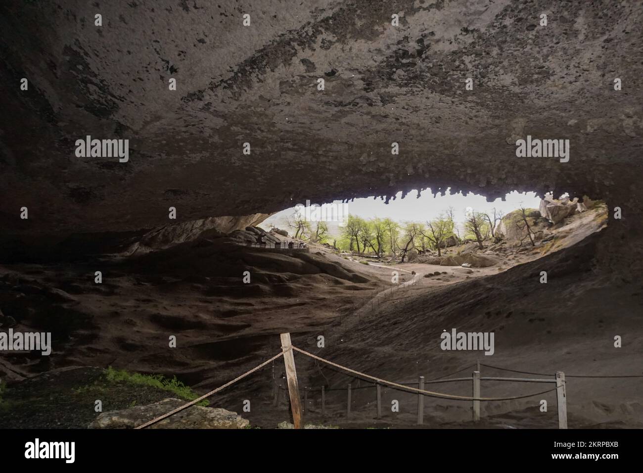 Milodon Cave Natural Monument, Puerto Natales, Cile, Patagonia, South ...