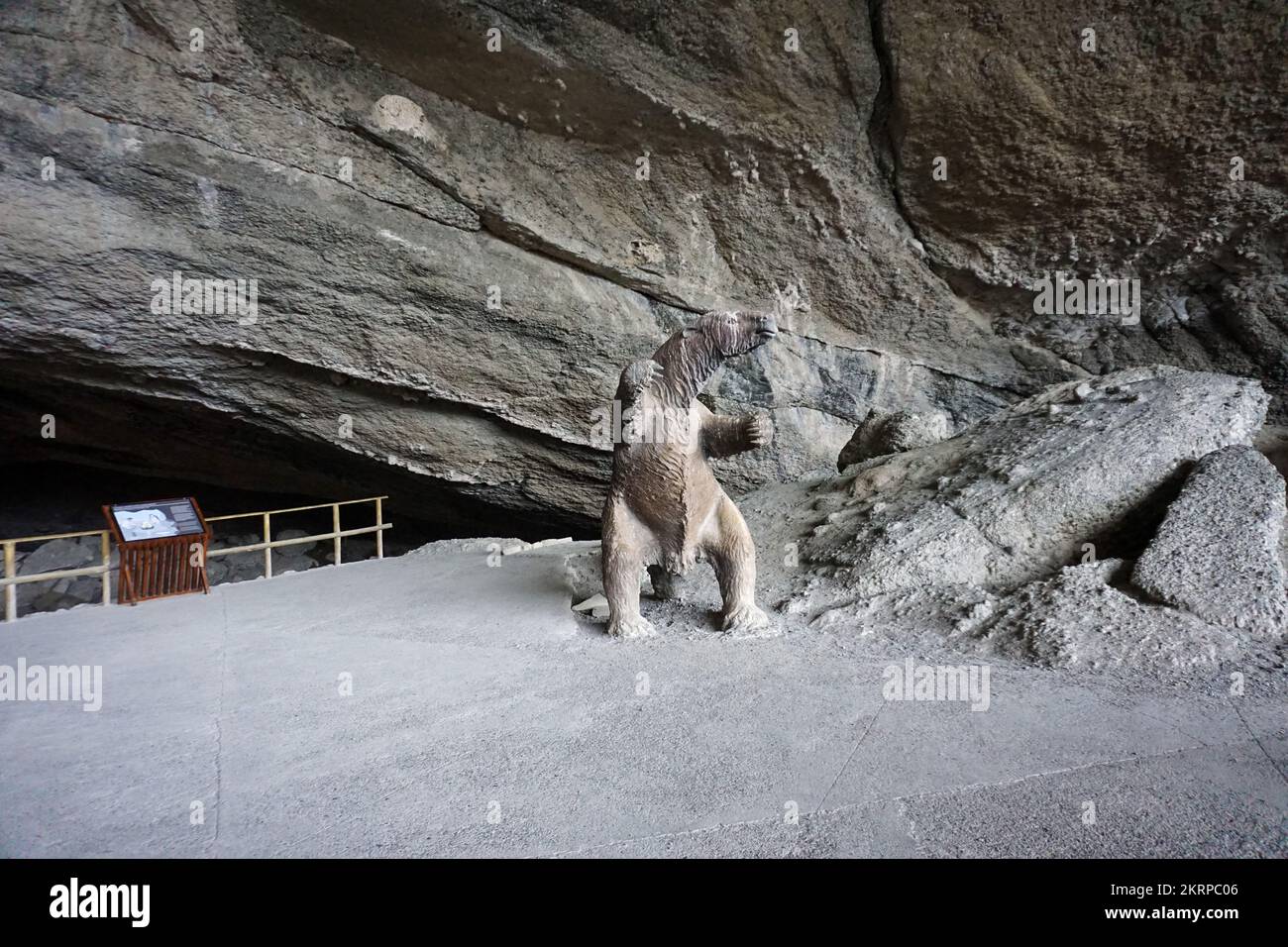 Milodon Cave Natural Monument, Puerto Natales, Cile, Patagonia, South ...