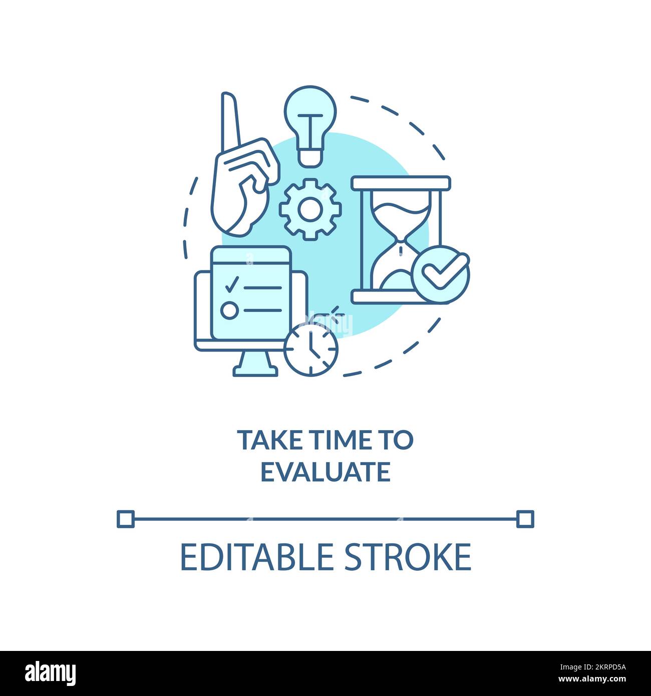 Evaluate image Stock Vector Images - Alamy