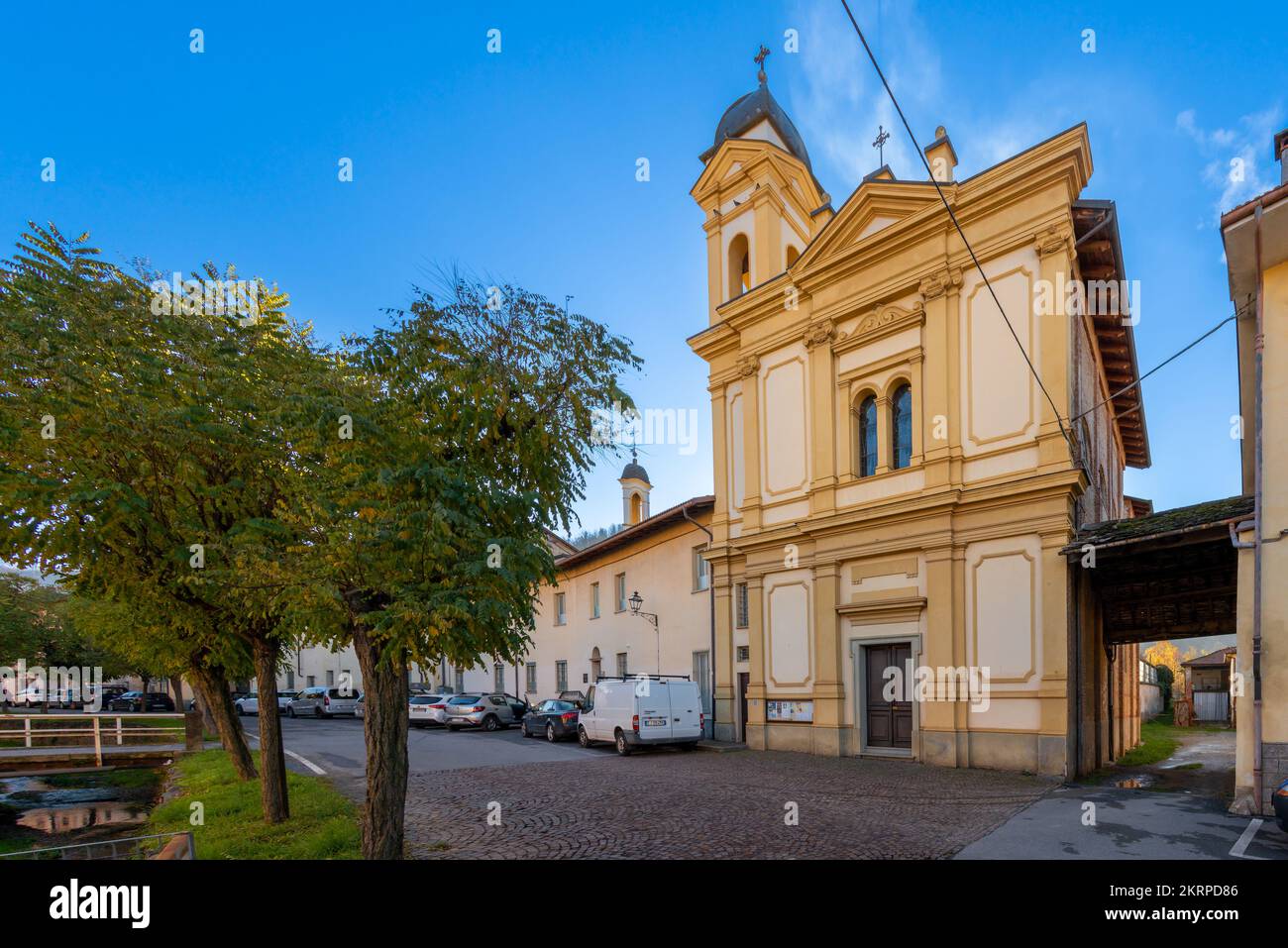 Boves, Italy - November 22, 2022: church of Santa Clara in the Poor ...