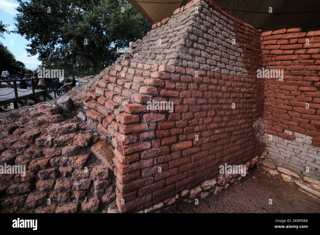 Canakkale, Turkey, May 2021: Ruins of the Ancient City of Troy. UNESCO ...