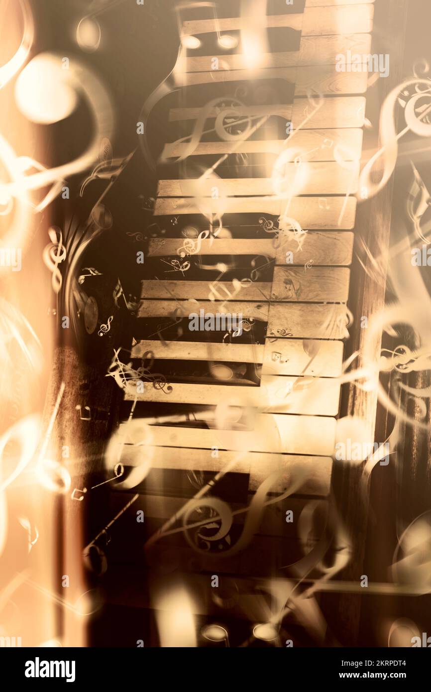 Messy sheet music hi-res stock photography and images - Alamy