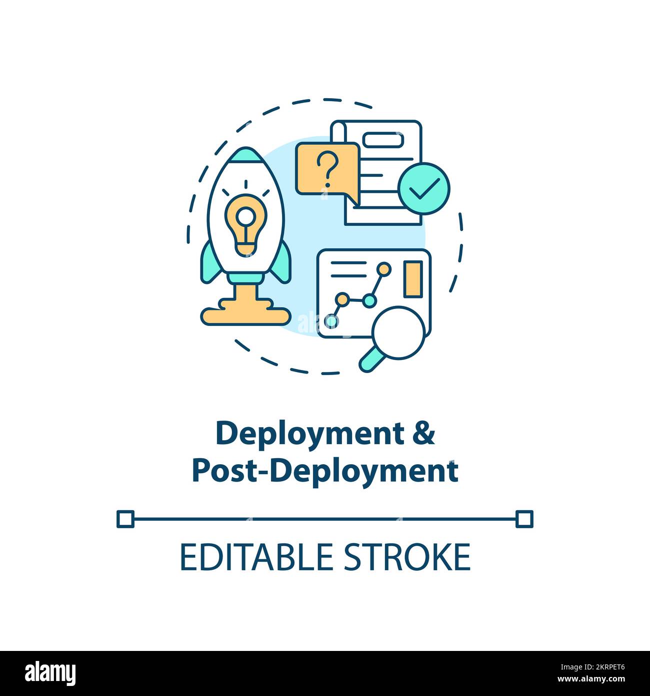 Deployment concept icon Stock Vector Image & Art - Alamy