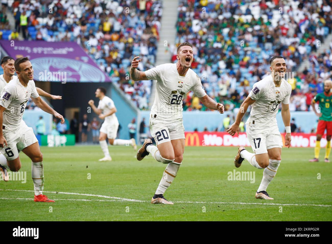 Sergej Milinkovic-Savic (SRB), NOVEMBER 28, 2022 - Football / Soccer ...
