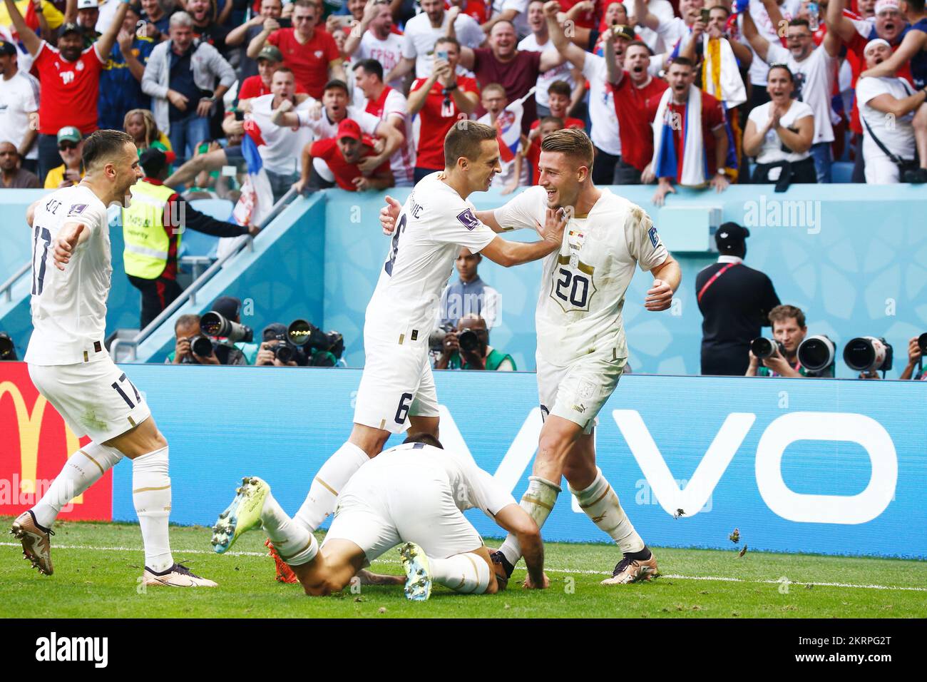 Sergej Milinkovic-Savic (SRB), NOVEMBER 28, 2022 - Football / Soccer ...