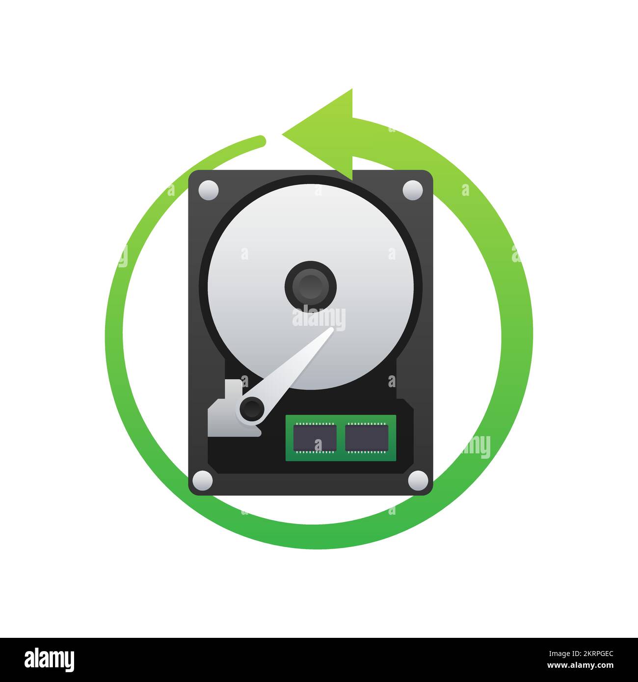 Data Backup Database Restore Data Recovery Vector Stock Illustration Stock Vector Image And Art