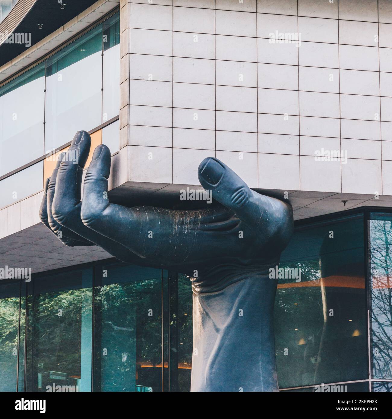 Hand holding building hi-res stock photography and images - Alamy