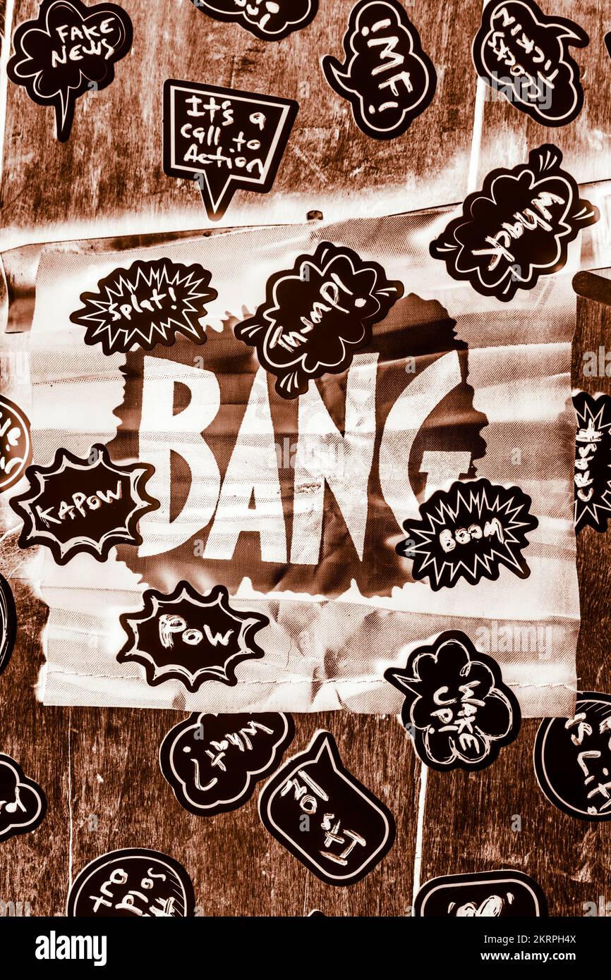 Bang icon hi-res stock photography and images - Alamy