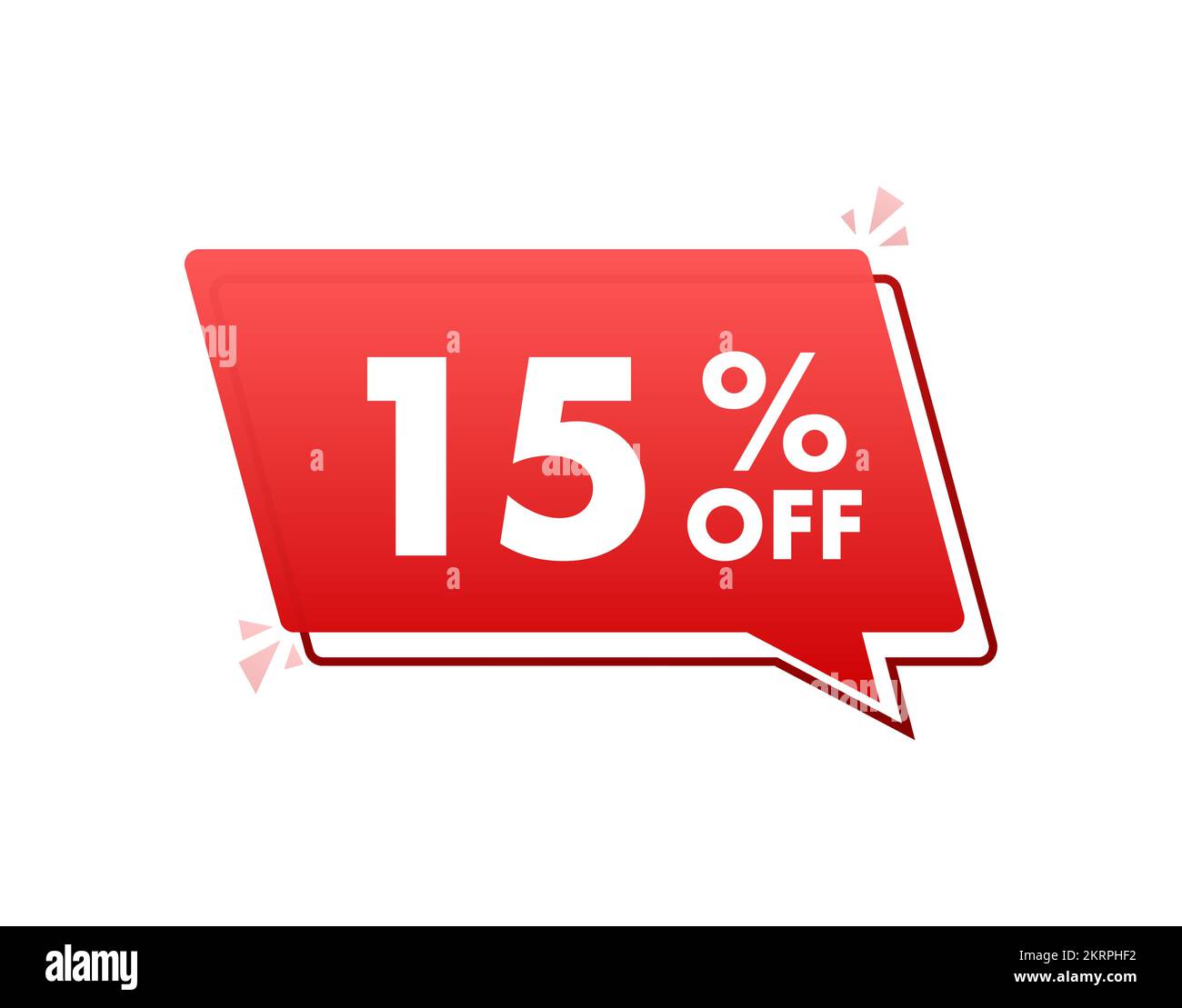 15 percent sign megaphone hi-res stock photography and images - Alamy
