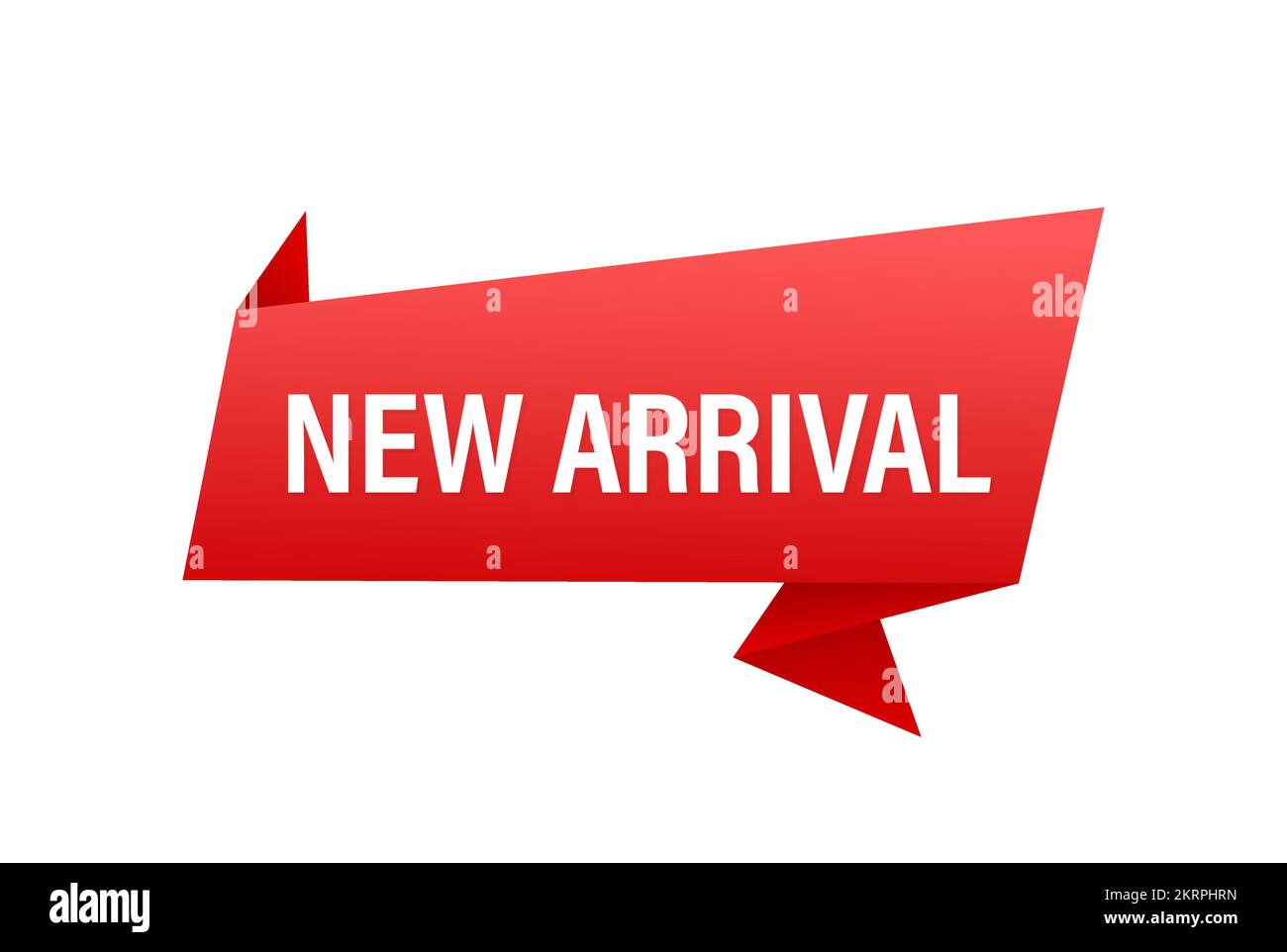 New arrival. Information poster brochure. Promotion sign. Banner ...