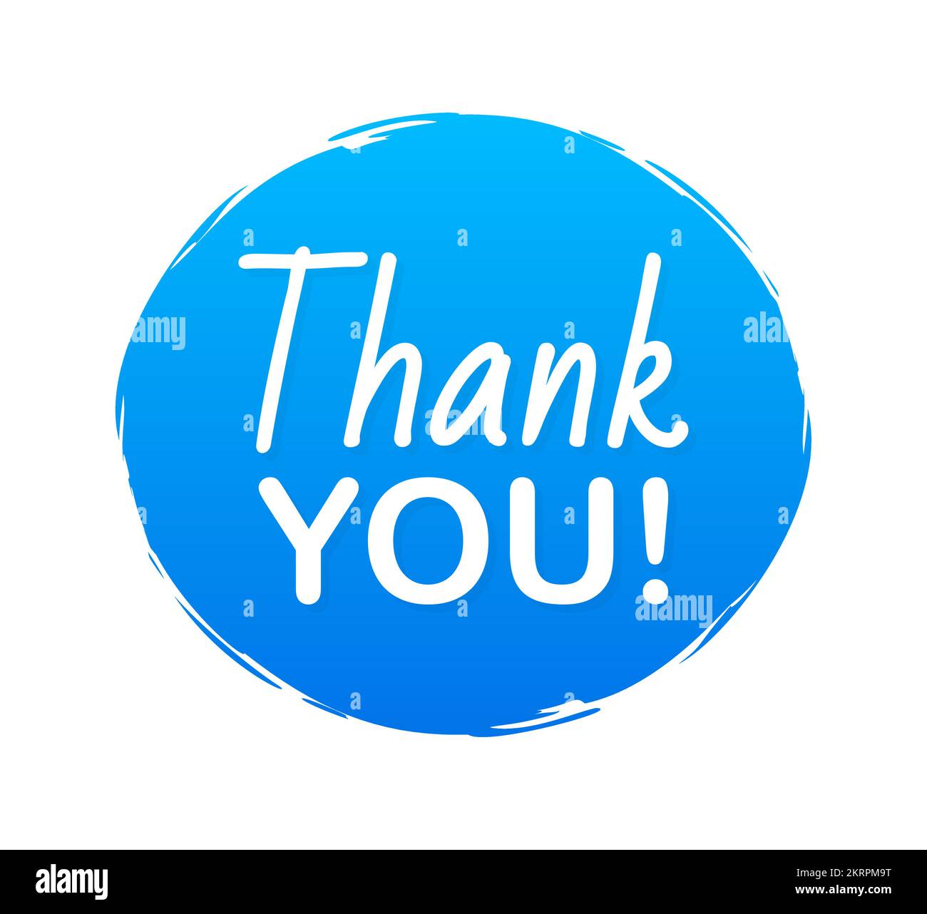 Thank you green label on white screen. Vector stock illustration Stock ...