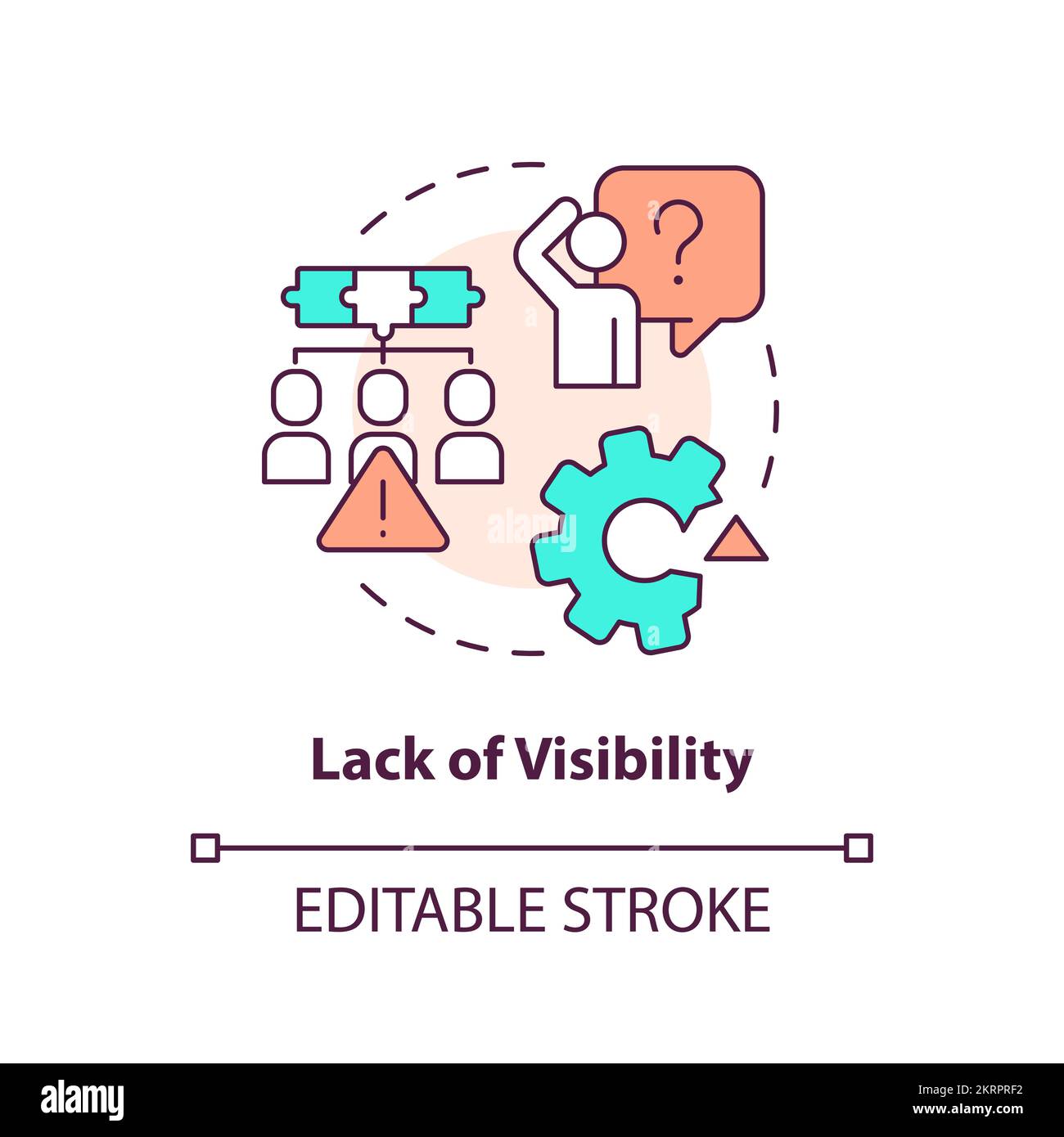 Lack of awareness Stock Vector Images - Alamy