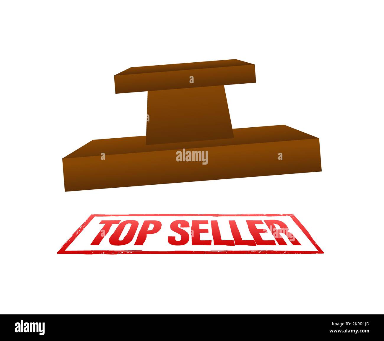 Top seller icon. Promotion stamp. Vector stock illustration Stock ...