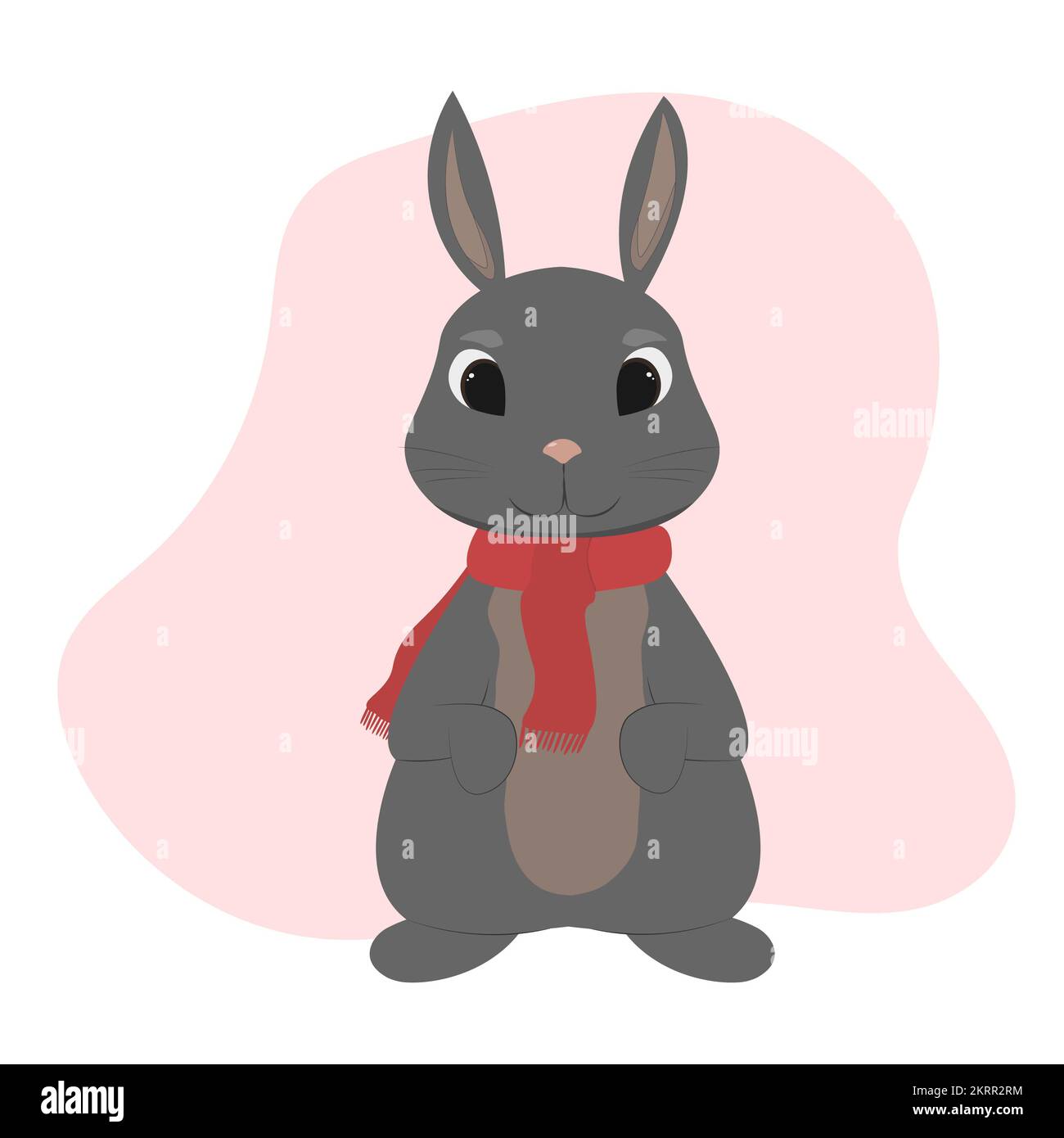 Rabbit winter animal Cut Out Stock Images & Pictures - Alamy