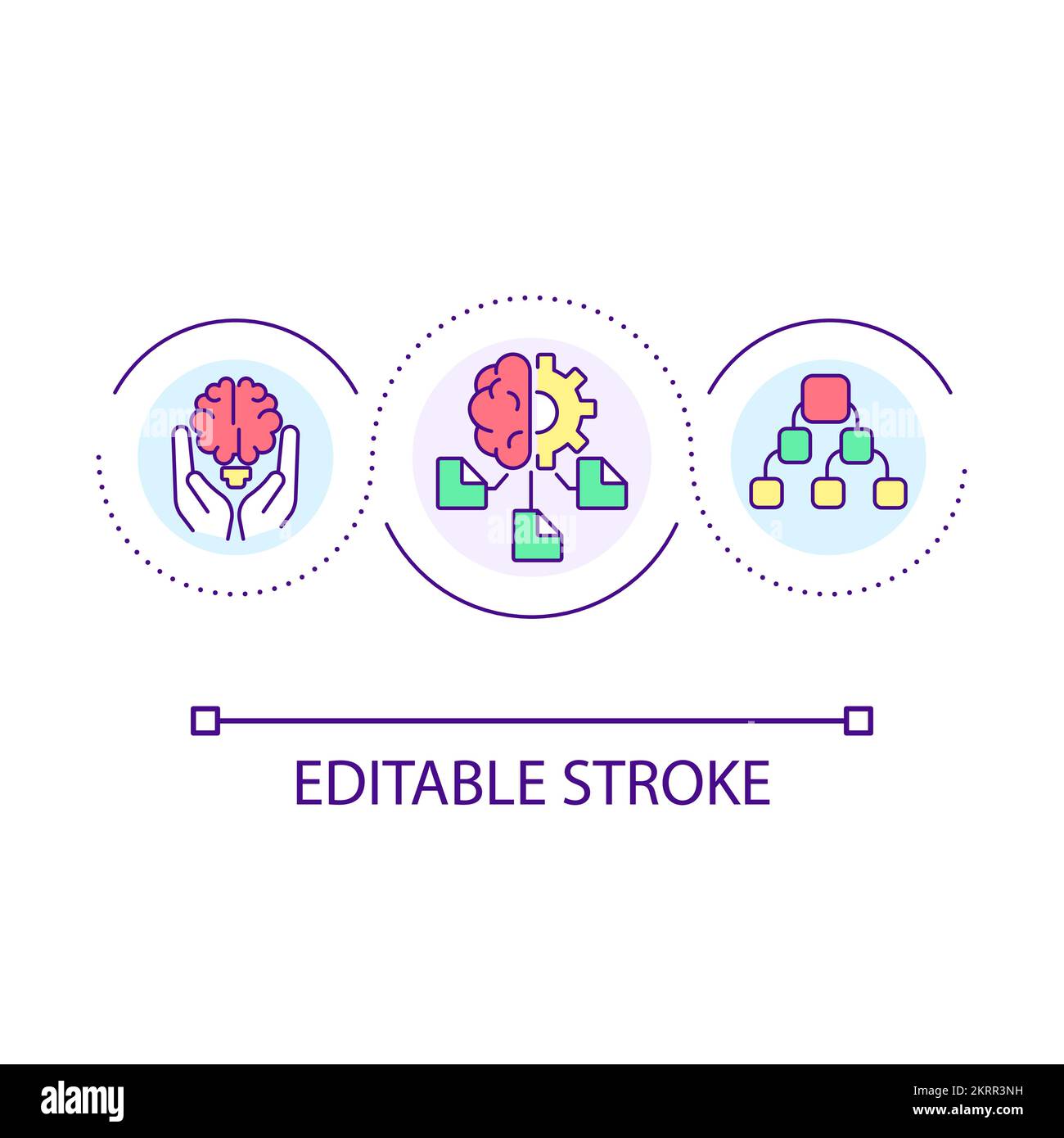 Brainstorming loop concept icon Stock Vector Image & Art - Alamy Brainstorming loop concept icon Stock Vector Image & Art - Alamy