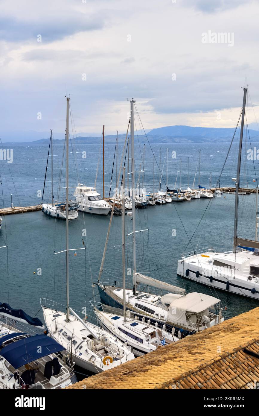 Sailing club marina corfu hi-res stock photography and images - Alamy