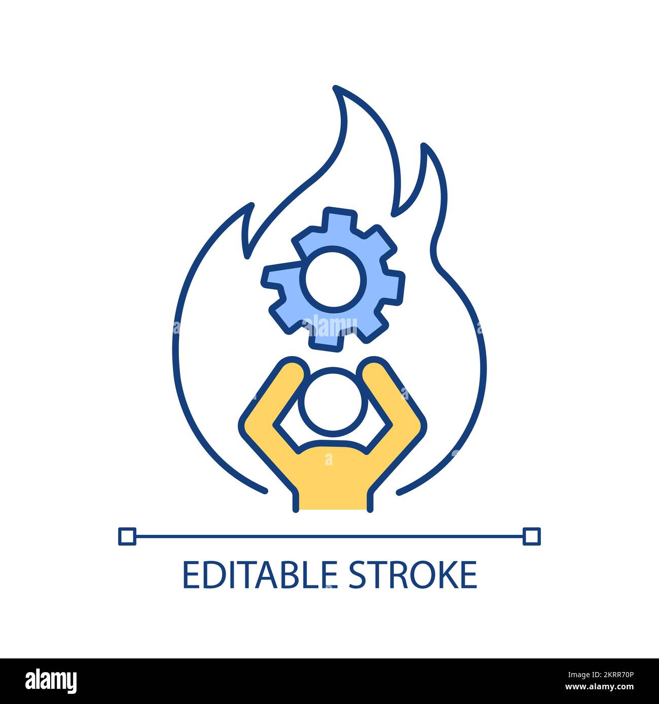 Feeling worthless RGB color icon Stock Vector Image & Art - Alamy