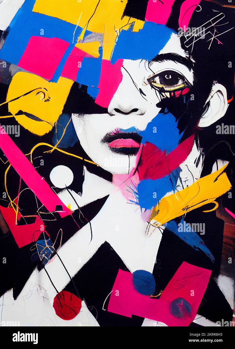 Woman collage hi-res stock photography and images - Alamy