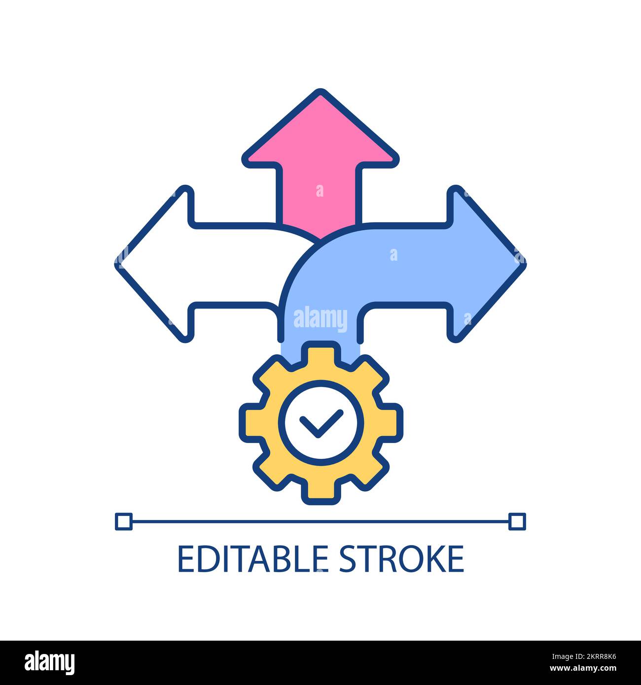 Choosing right option RGB color icon Stock Vector Image & Art - Alamy Choosing right option RGB color icon Stock Vector Image & Art - Alamy