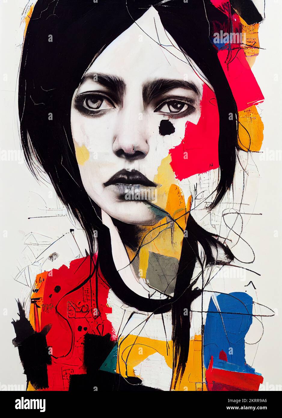 Woman collage hi-res stock photography and images - Alamy