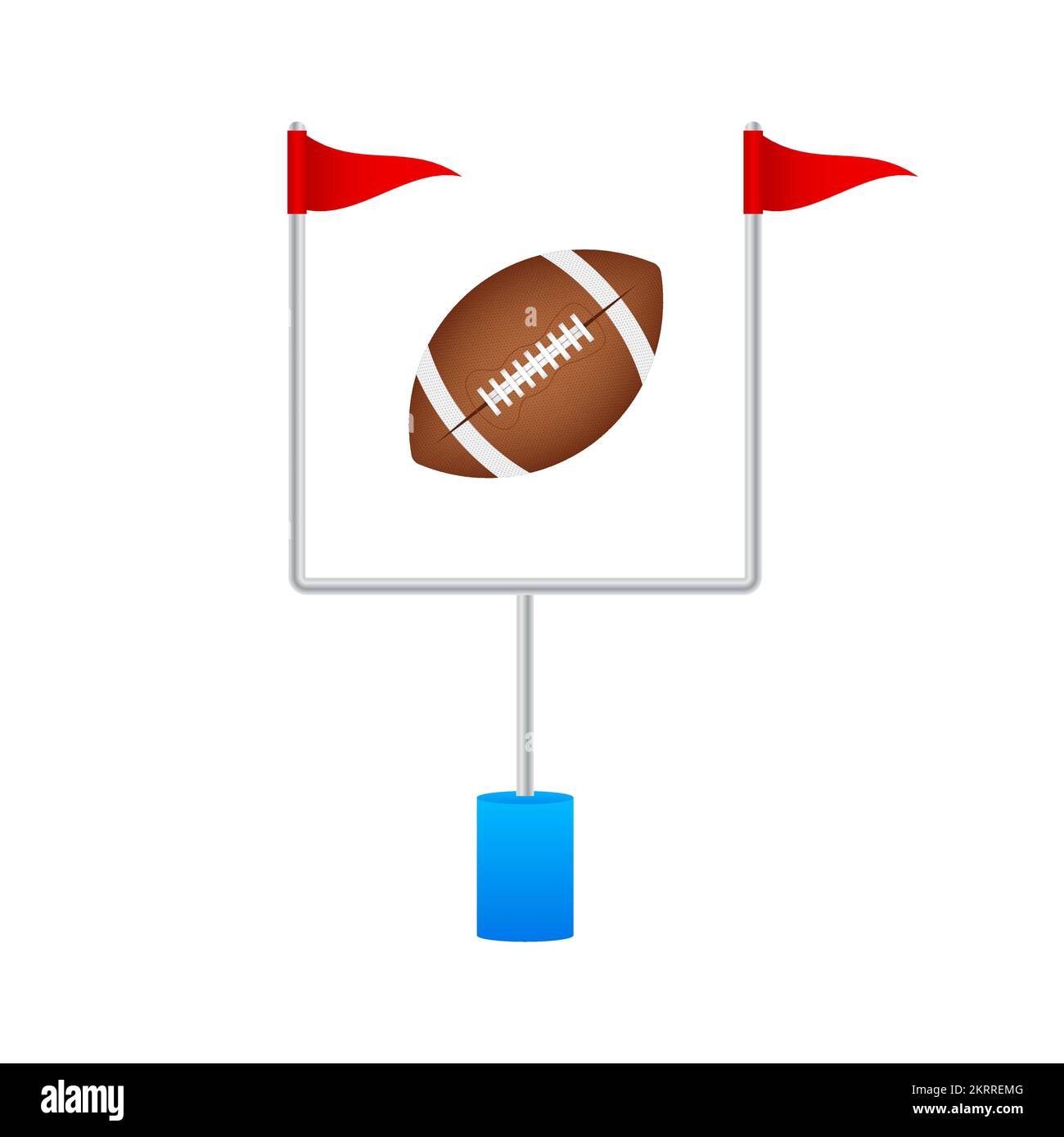 American football gate icon. Vector stock illustration Stock Vector ...