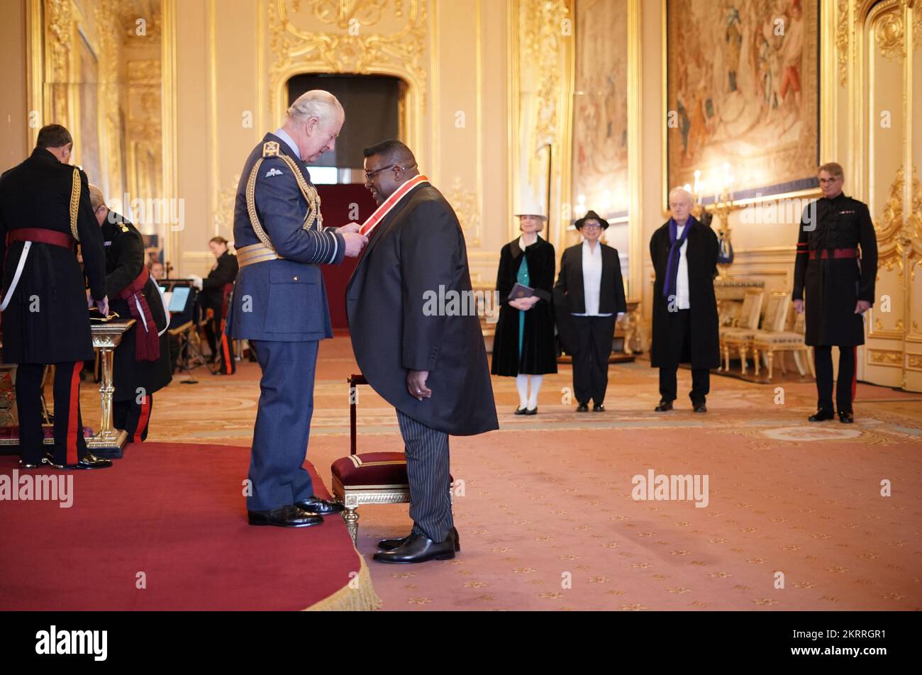 Professor Sir Isaac Julien, artist and film maker, from London, is made ...