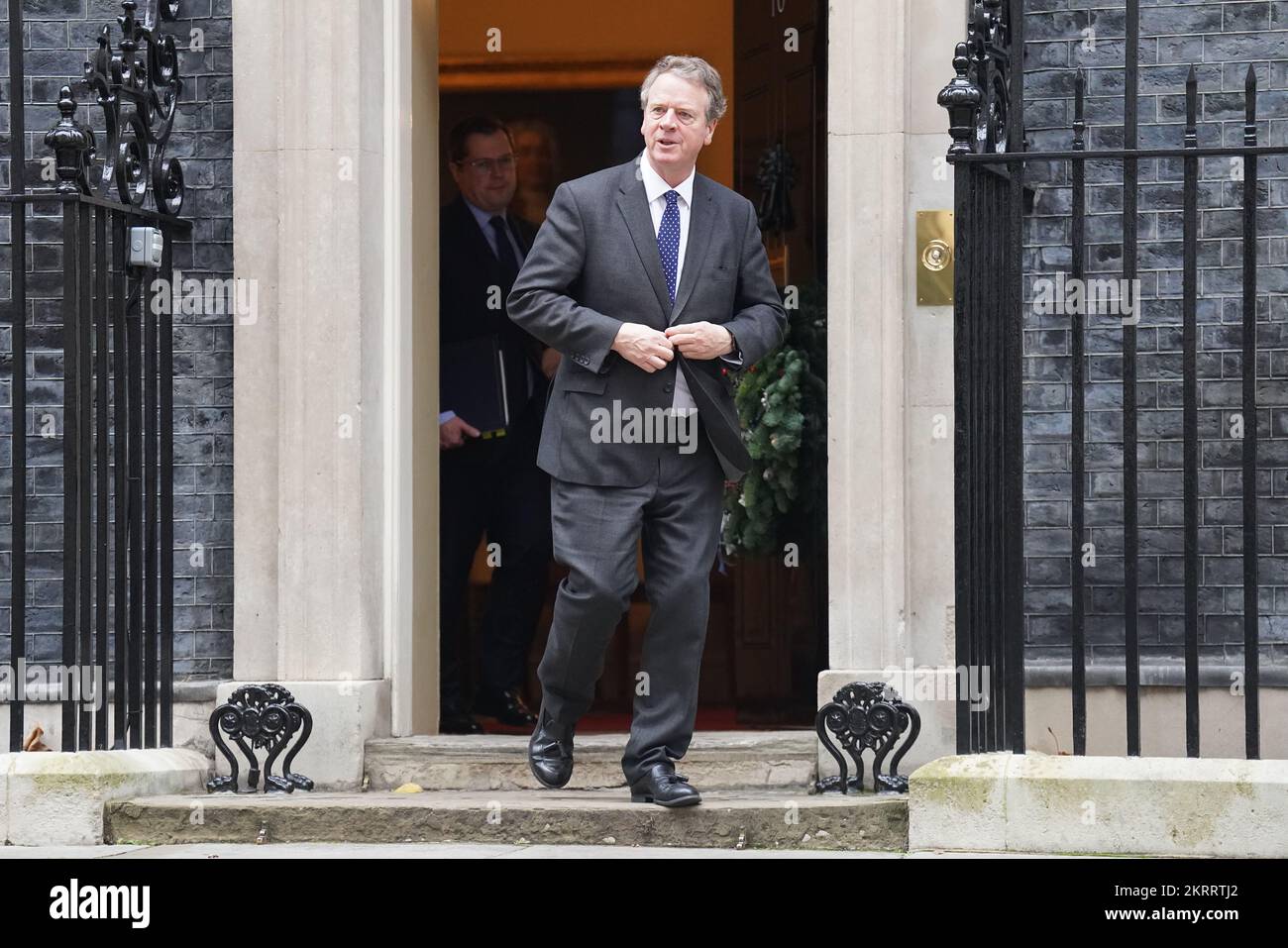 Scottish Secretary Alister Jack leaves Downing Street, London, after a ...