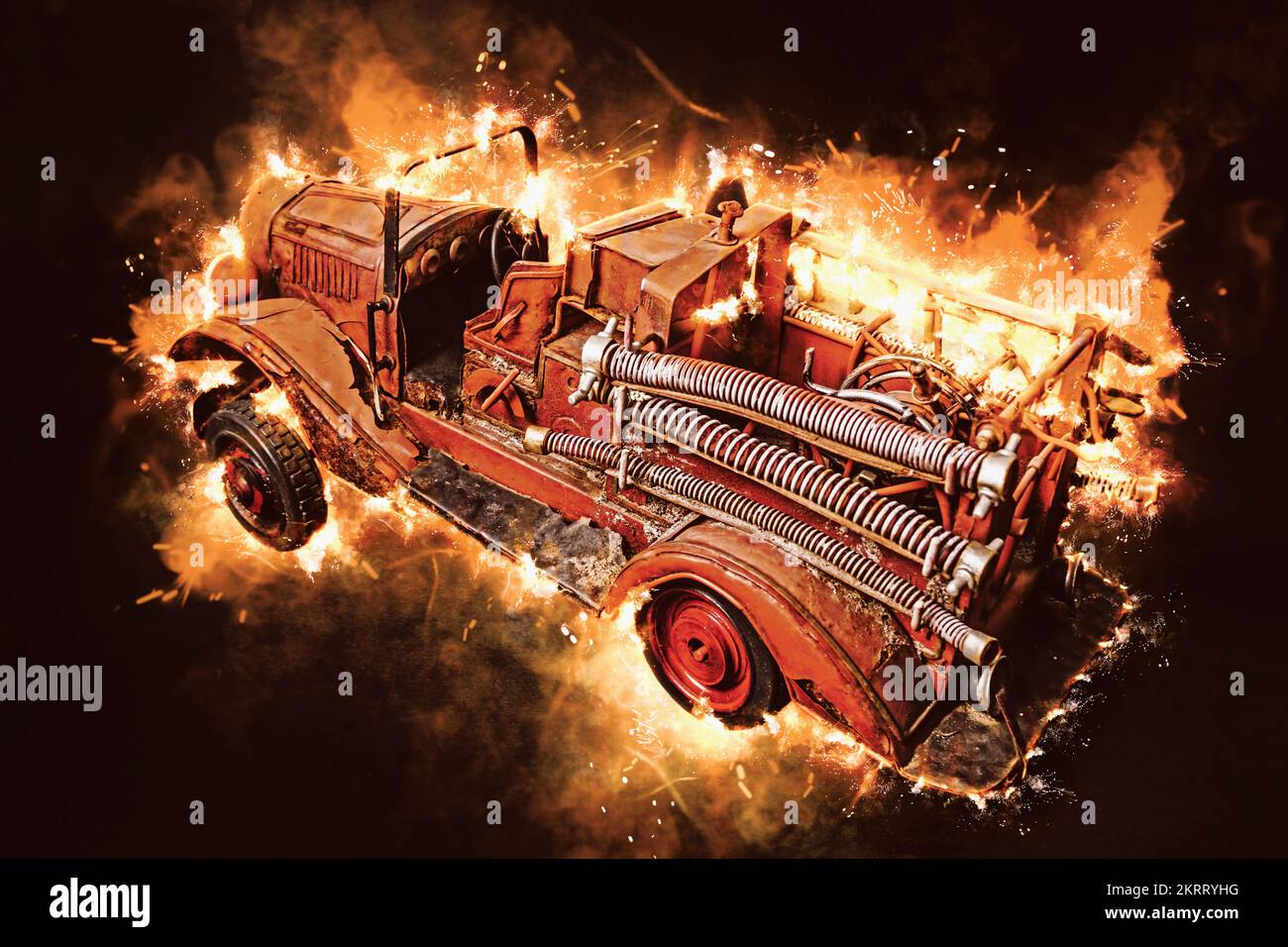 Car engine flaming hi-res stock photography and images - Alamy