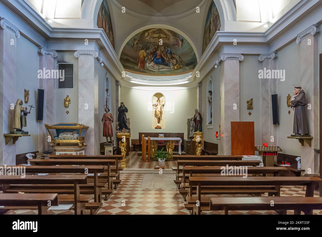 saint rocco main church, gorlago, italy Stock Photo - Alamy