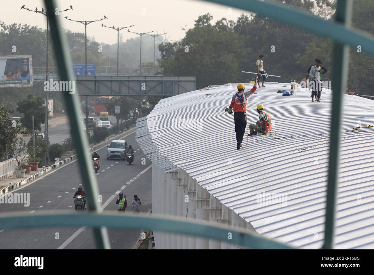 Safety measures near construction hi-res stock photography and images ...