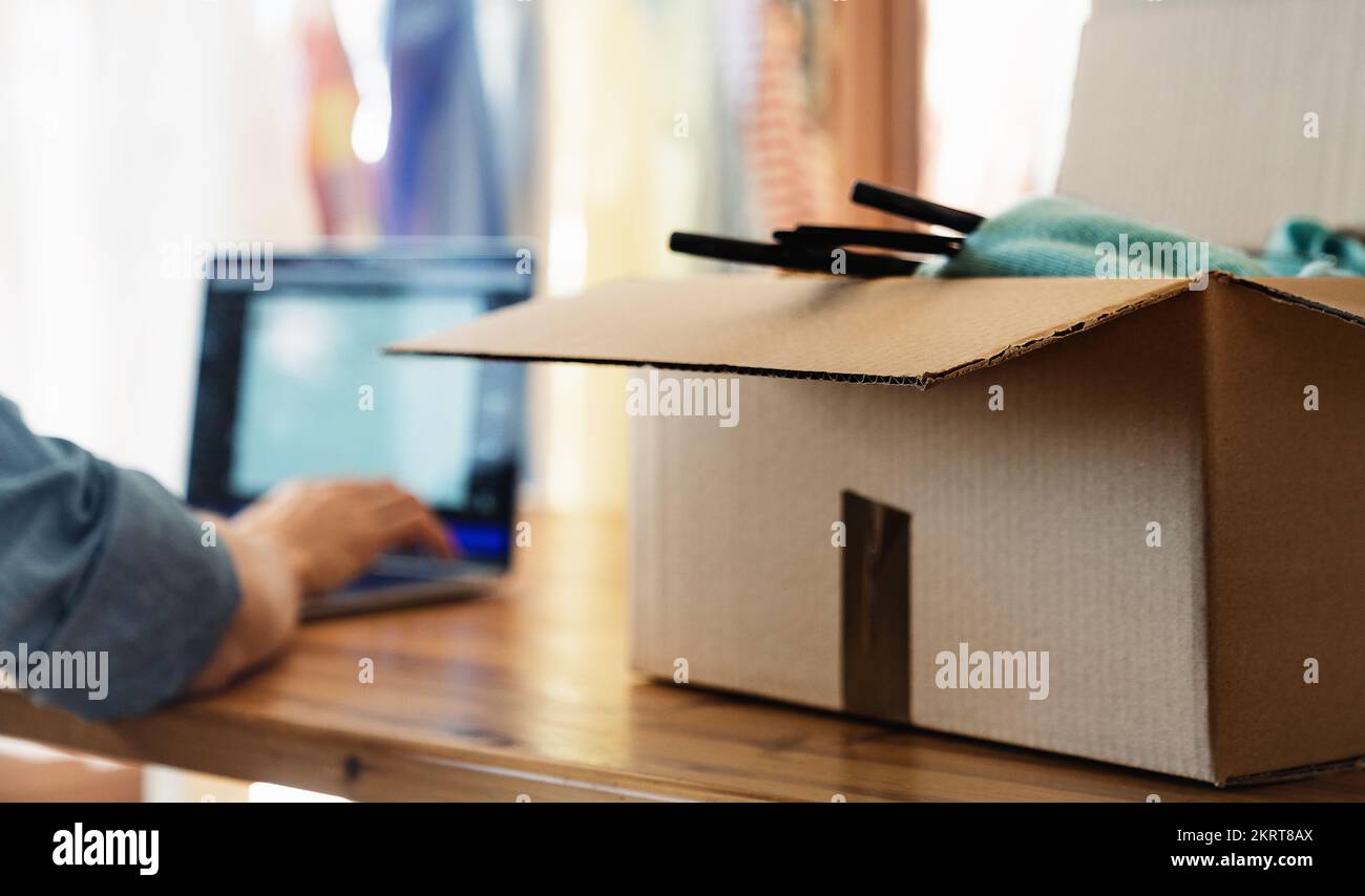 Sorting donation hi-res stock photography and images - Alamy