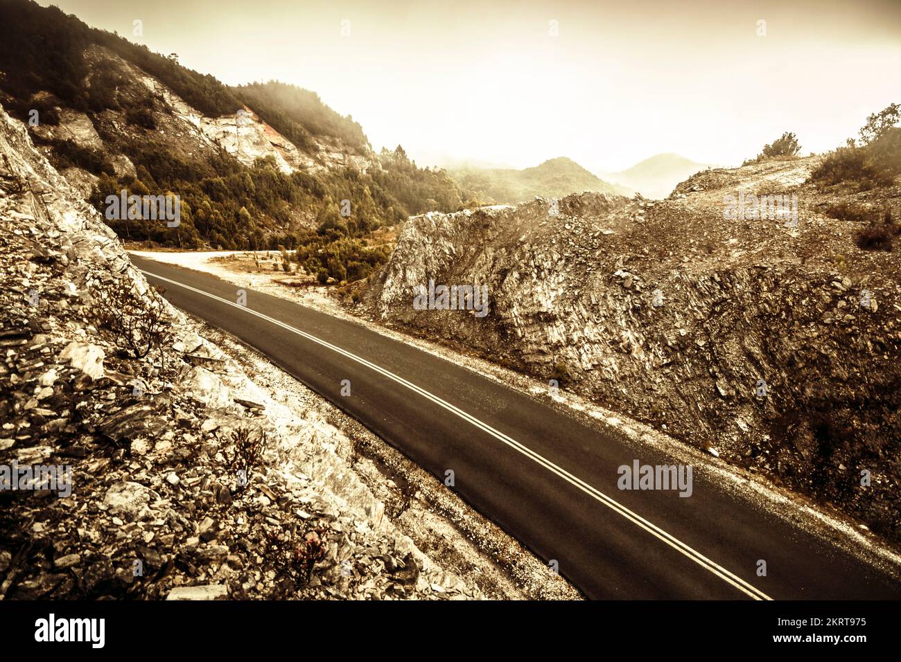 Strathgordon road hi-res stock photography and images - Alamy