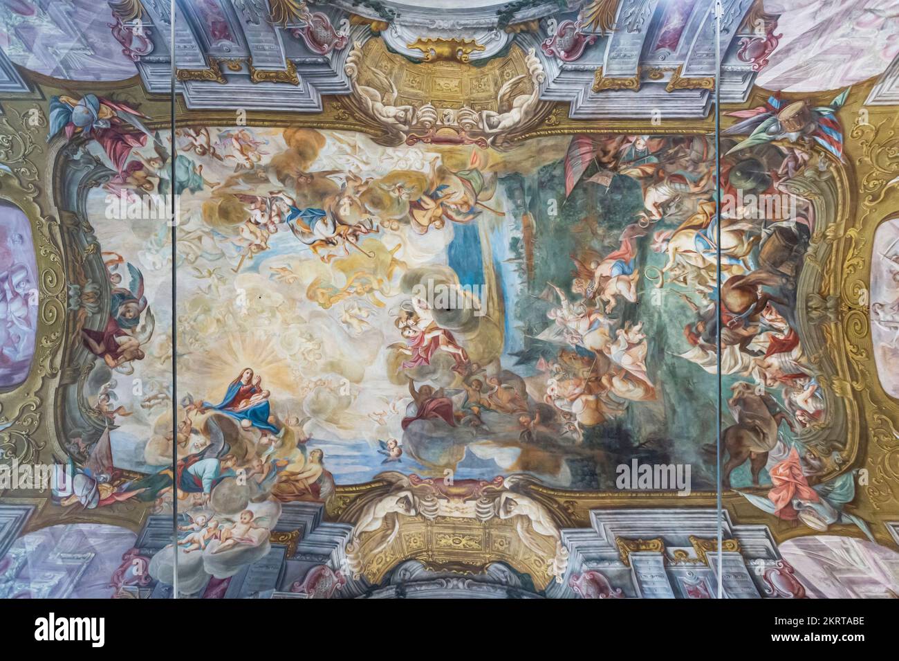 madonna delle lacrime sanctuary, fresco, treviglio, italy Stock Photo ... madonna delle lacrime sanctuary, fresco, treviglio, italy Stock Photo ...