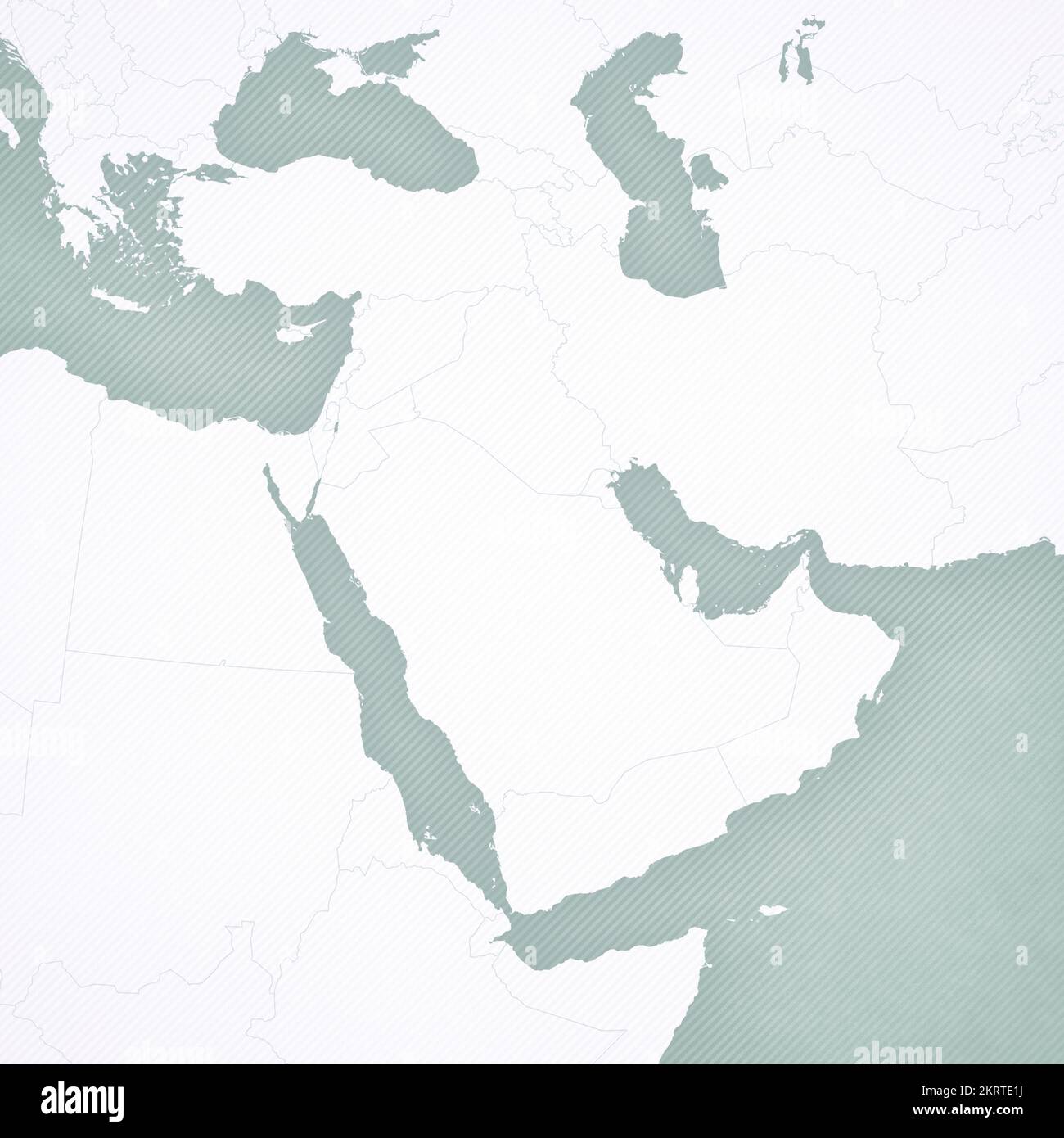 Arabian peninsula map hi-res stock photography and images - Alamy
