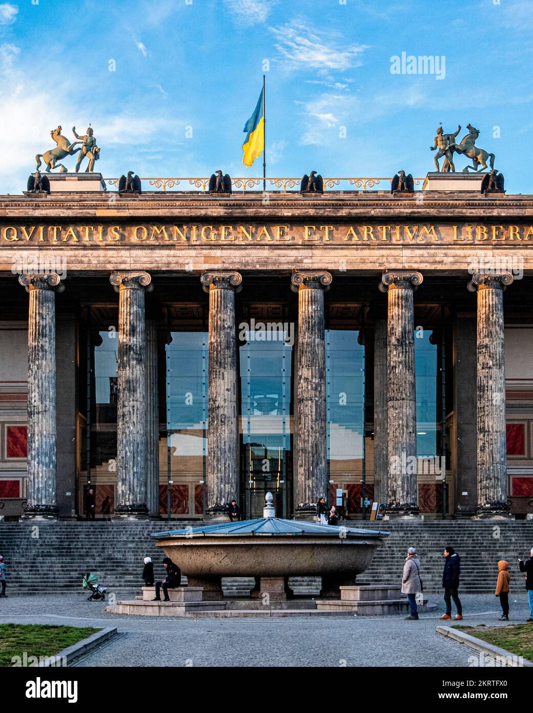 Berlin. Mitte. Altes Museum on Museum Island. Historic Building with ...