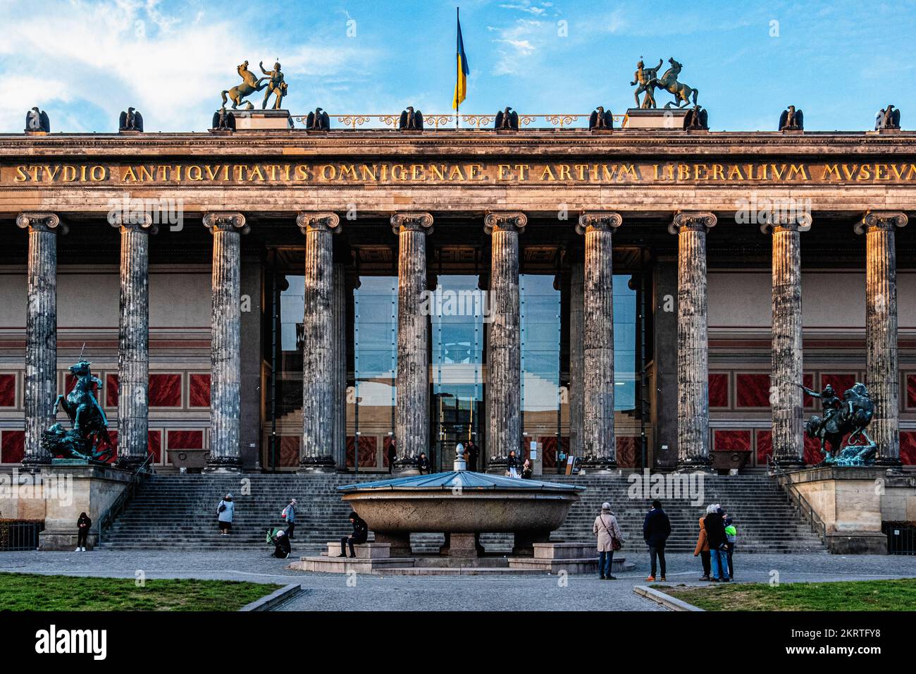 Berlin. Mitte. Altes Museum on Museum Island. Historic Building with ...