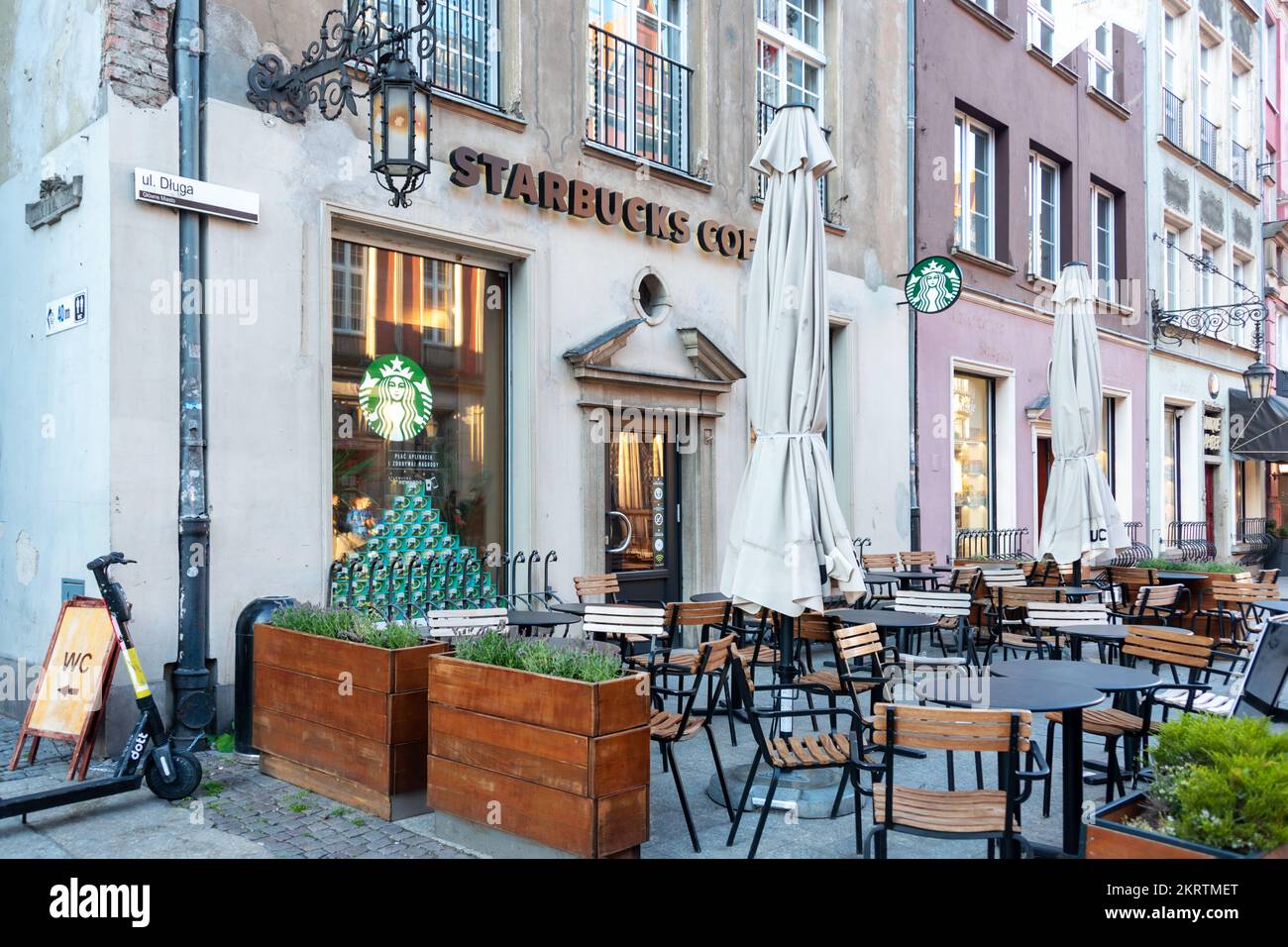 Gdansk, Poland - May 22, 2022: Starbucks cafe facade Stock Photo - Alamy